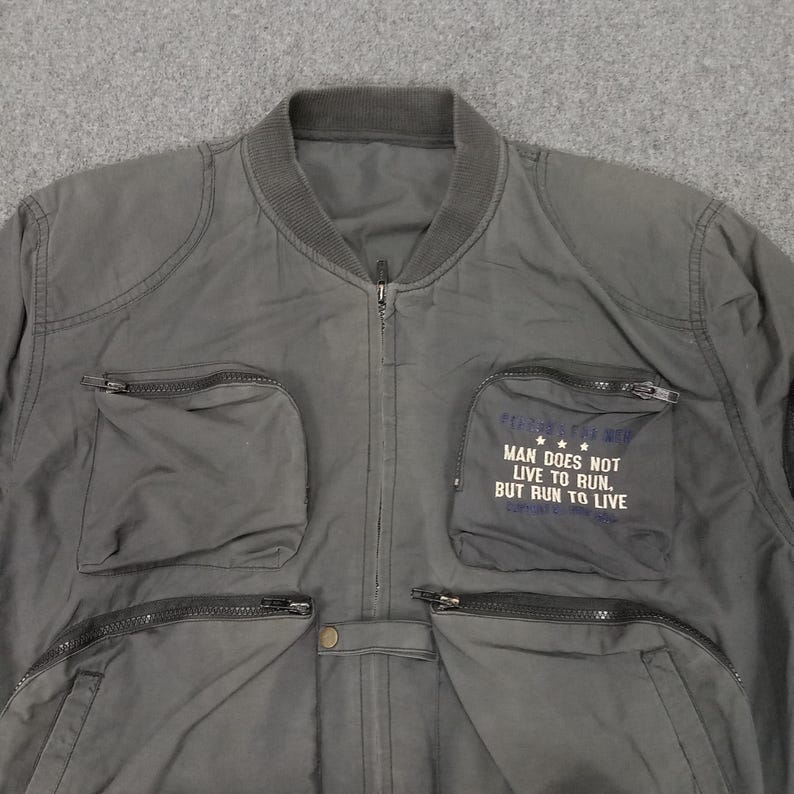 Vintage Person's for Men Japanese Brand Tactical 3D Pocket Jackets - Etsy