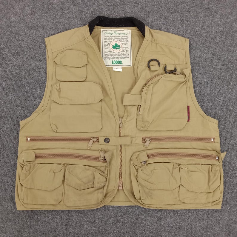 Logos Outdoor Activity Multi Pocket Vest - Etsy