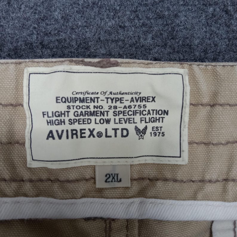 Avirex Tactical Style American Cargo Trousers Pants - Etsy