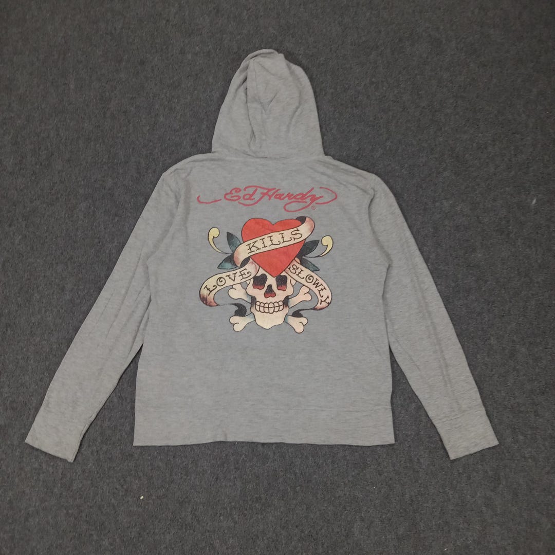 Vintage Don Ed Hardy by Christin Audigier Hoodies - Etsy