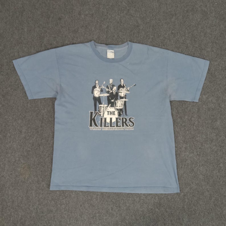 The Killers World Destruction Rock Tour Tshirt - Etsy