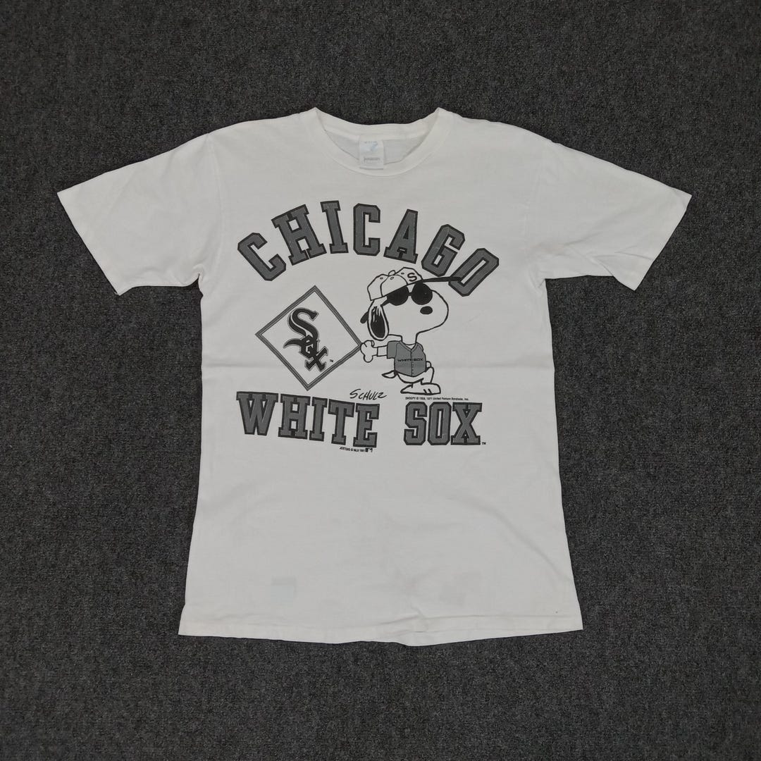 Vintage 90's Snoopy X Chicago White Sox Tshirt - Etsy