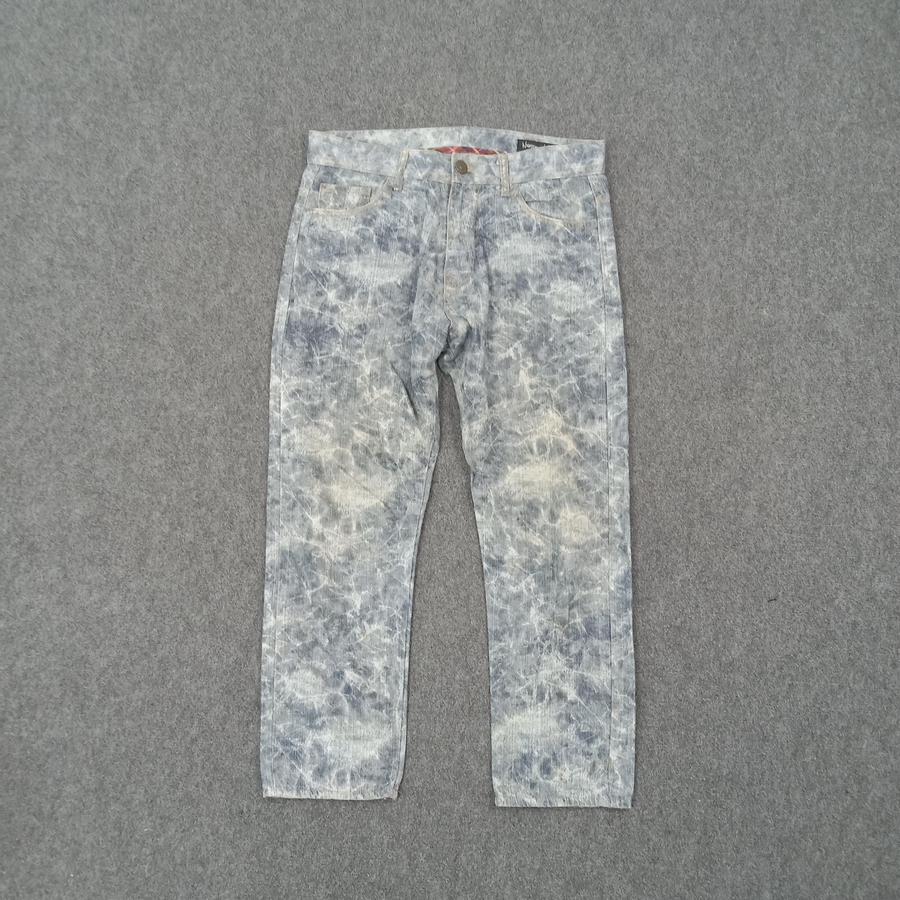 Number Nine Japan Straight Acid Wash Denim Jeans - Etsy