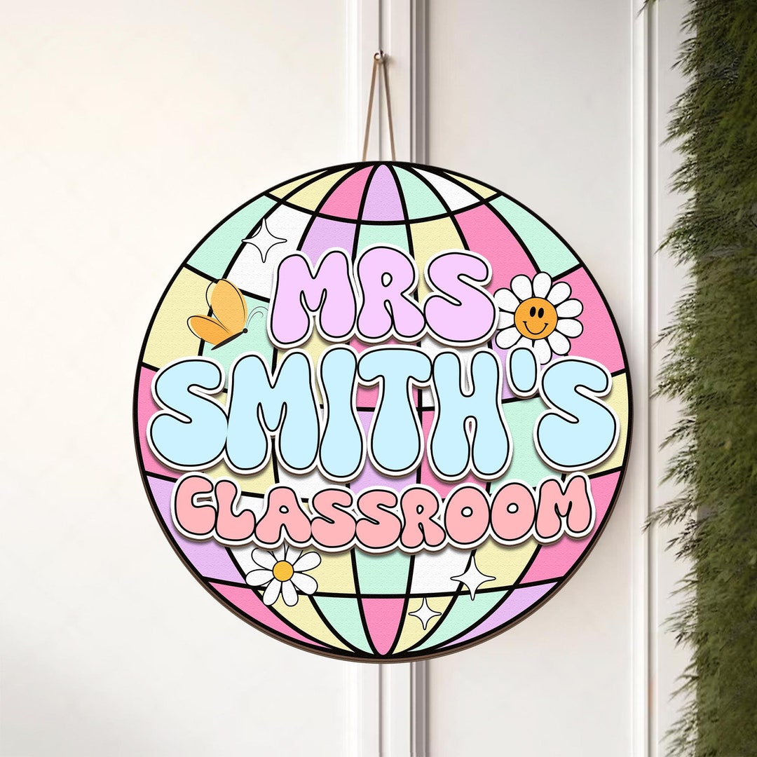 3D Teacher Door Sign, Classroom Welcome Sign, 3D Teacher Door Hanger ...