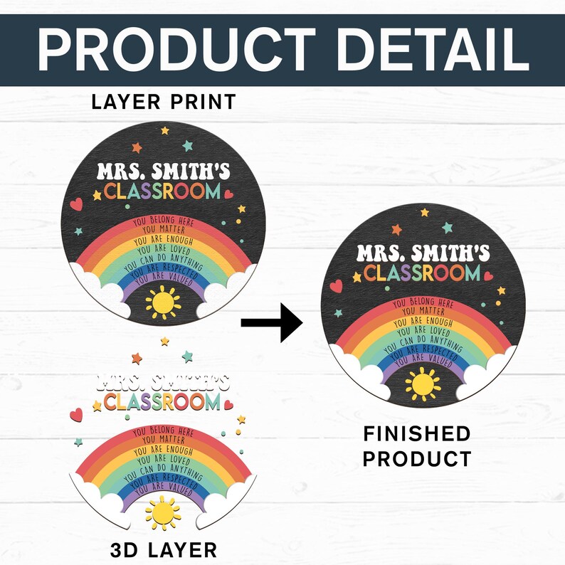 3D School Counselor Office Sign, Personalized School Psychologist Gift ...