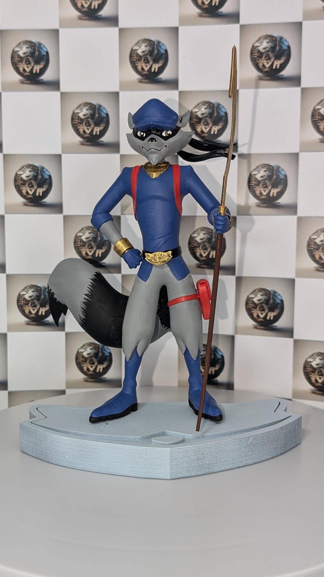 SLY COOPER Figure 20cm High hand Painted - Etsy