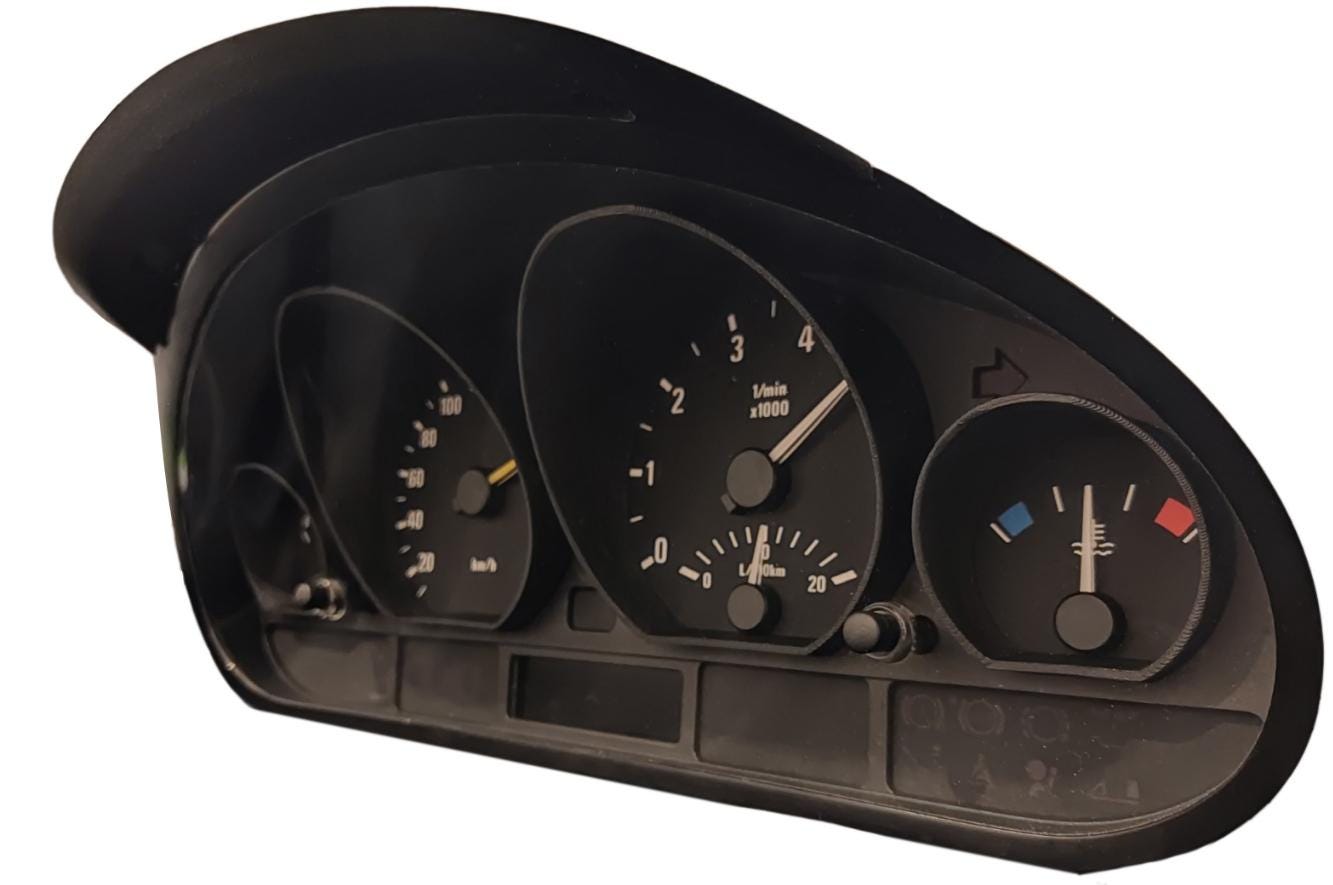 Decorative Accessory for BMW E46 Instrument Panel in Black - Etsy