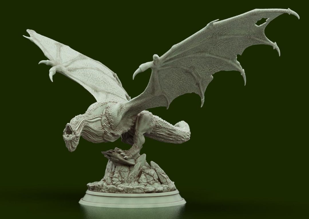 UNPAINTED Vhagar Game of Thrones Dragon Figure - Etsy Australia