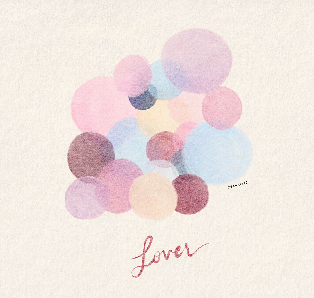 Taylor Swift Lover Album Inspired Art Print - Etsy