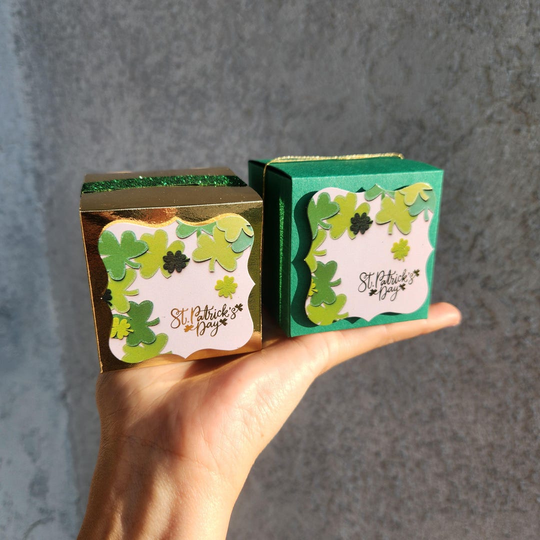 Personalized 2x2x2” Square Boxes | Glossy Foil Labels | Wedding, Baby ...