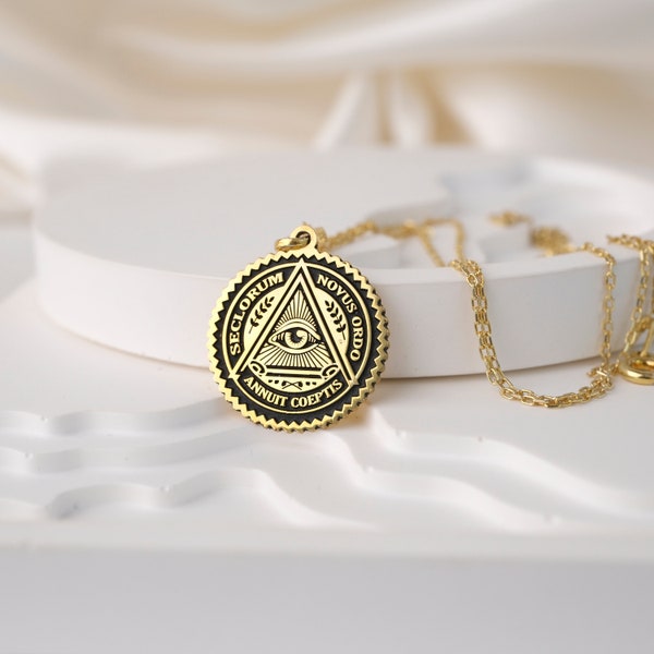 All Seeing Eye Pendant Necklace - Etsy