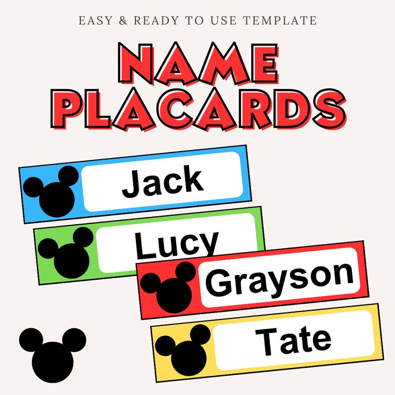 Name Placards - Etsy