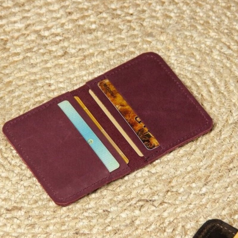 Leather Business Card Holder - Etsy