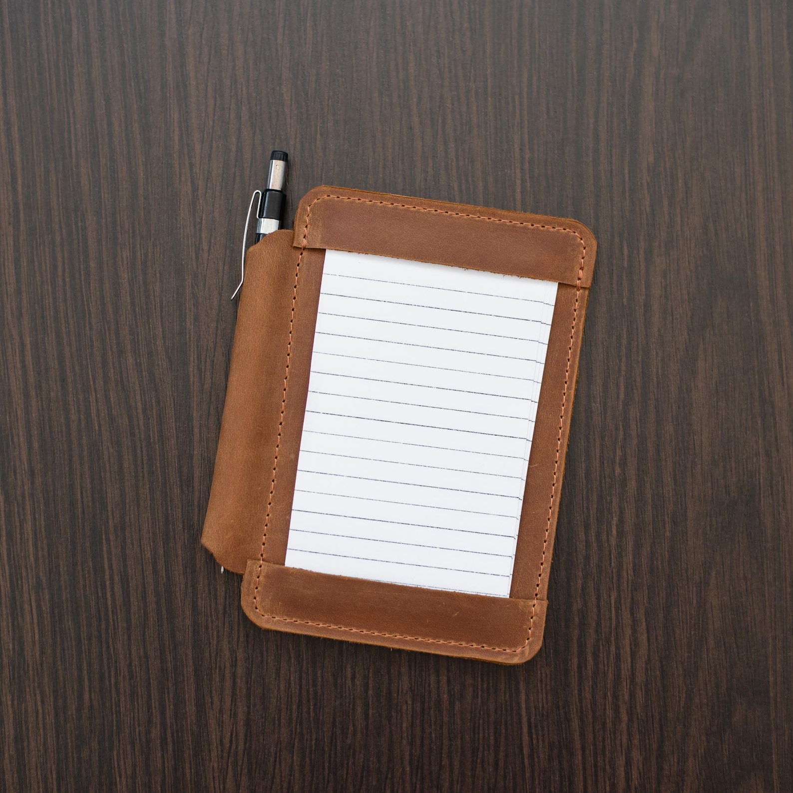 Personalized Note Card Holder, 3x5 Index Card Holder, Leather Index ...