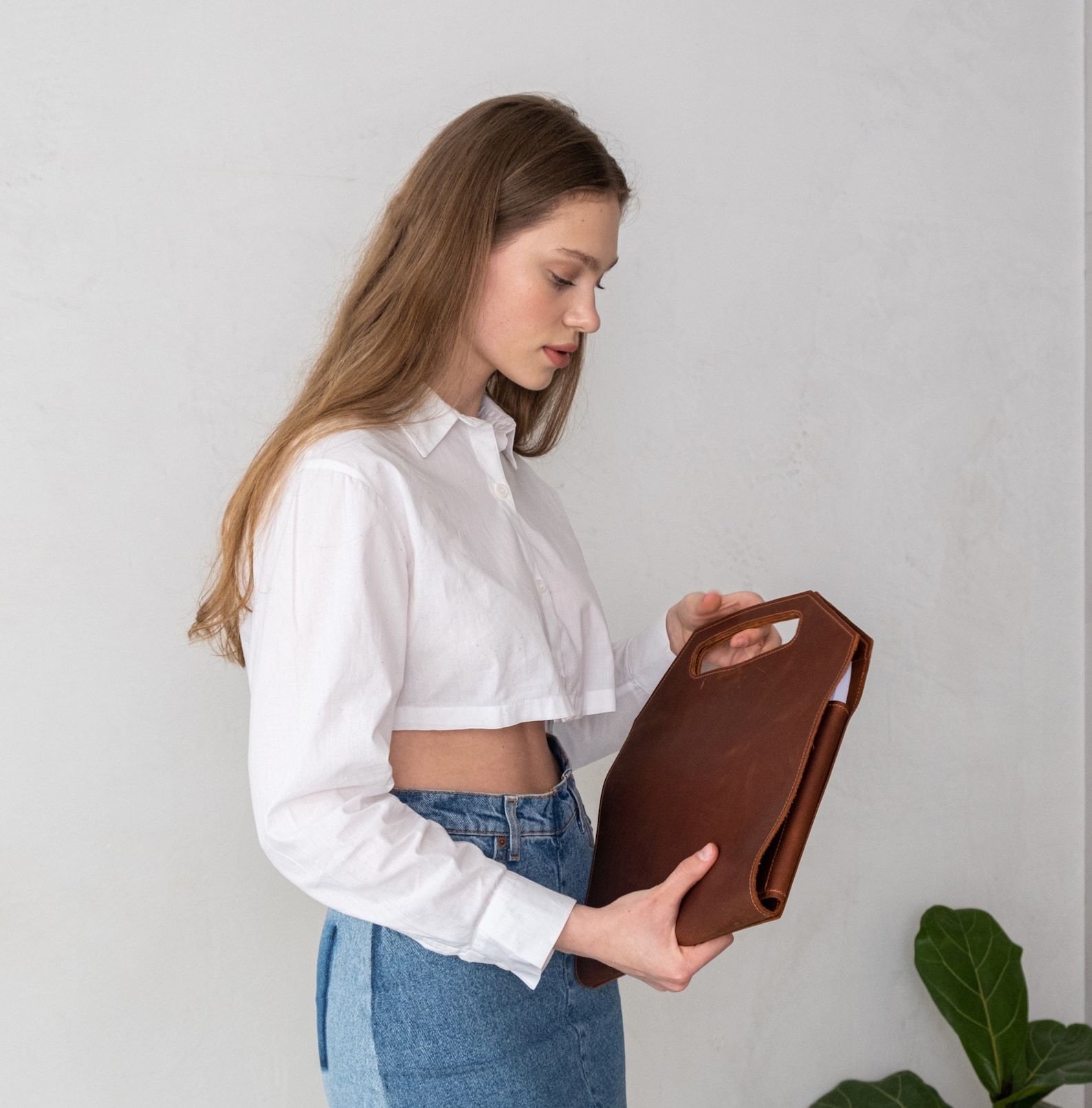 Personalized Leather Portfolio, Leather Buisness Portfolio, Padfolio ...