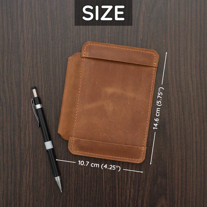 Personalized Note Card Holder, 3x5 Index Card Holder, Leather Index ...