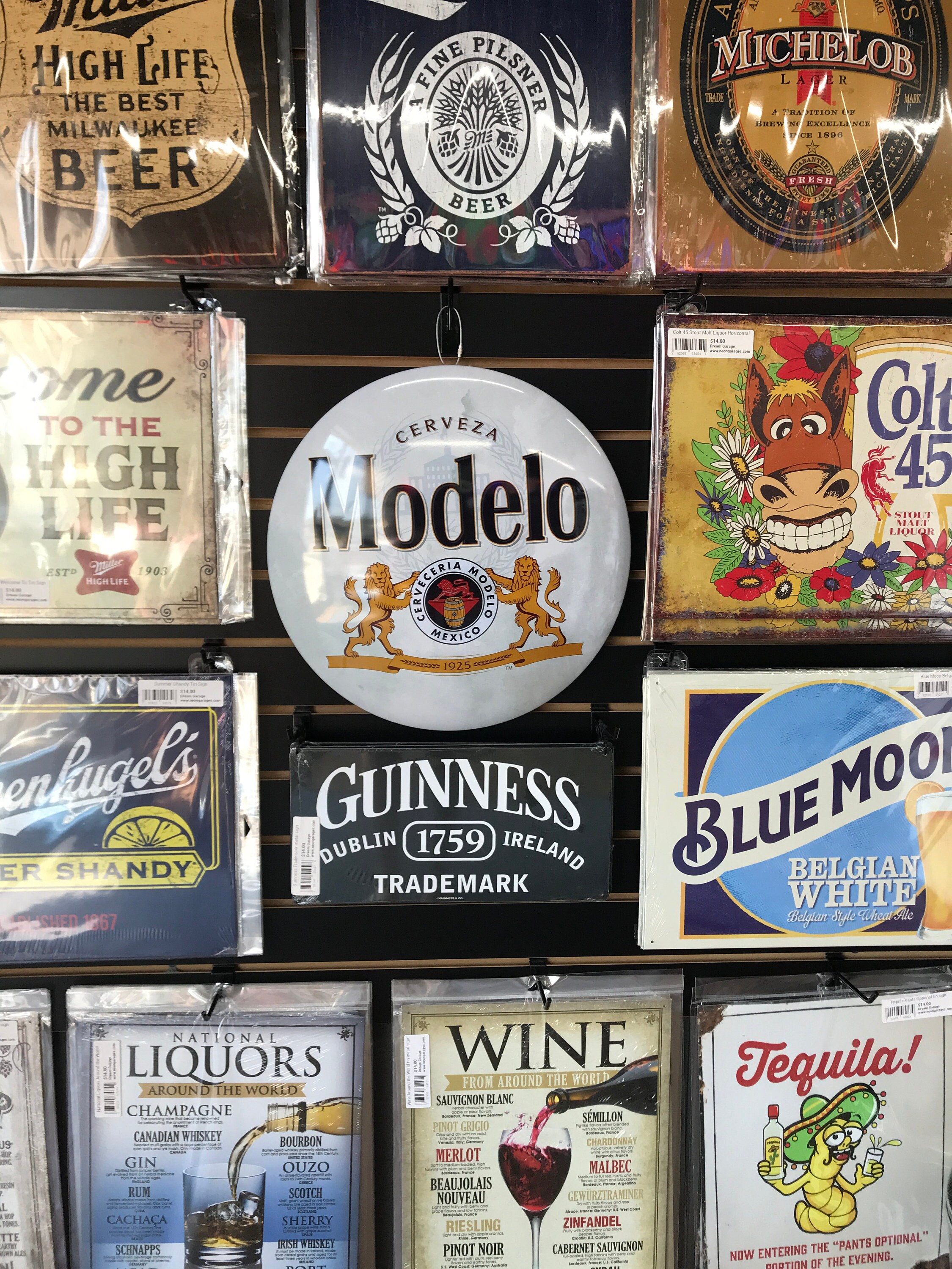 15 Modelo Beer Metal Dome Sign Curved Home Bar Wall Decor Beer ...