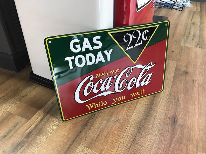 Coca Cola Tri Motor Sign Your Thirst Takes Wings Collectible Ande ...