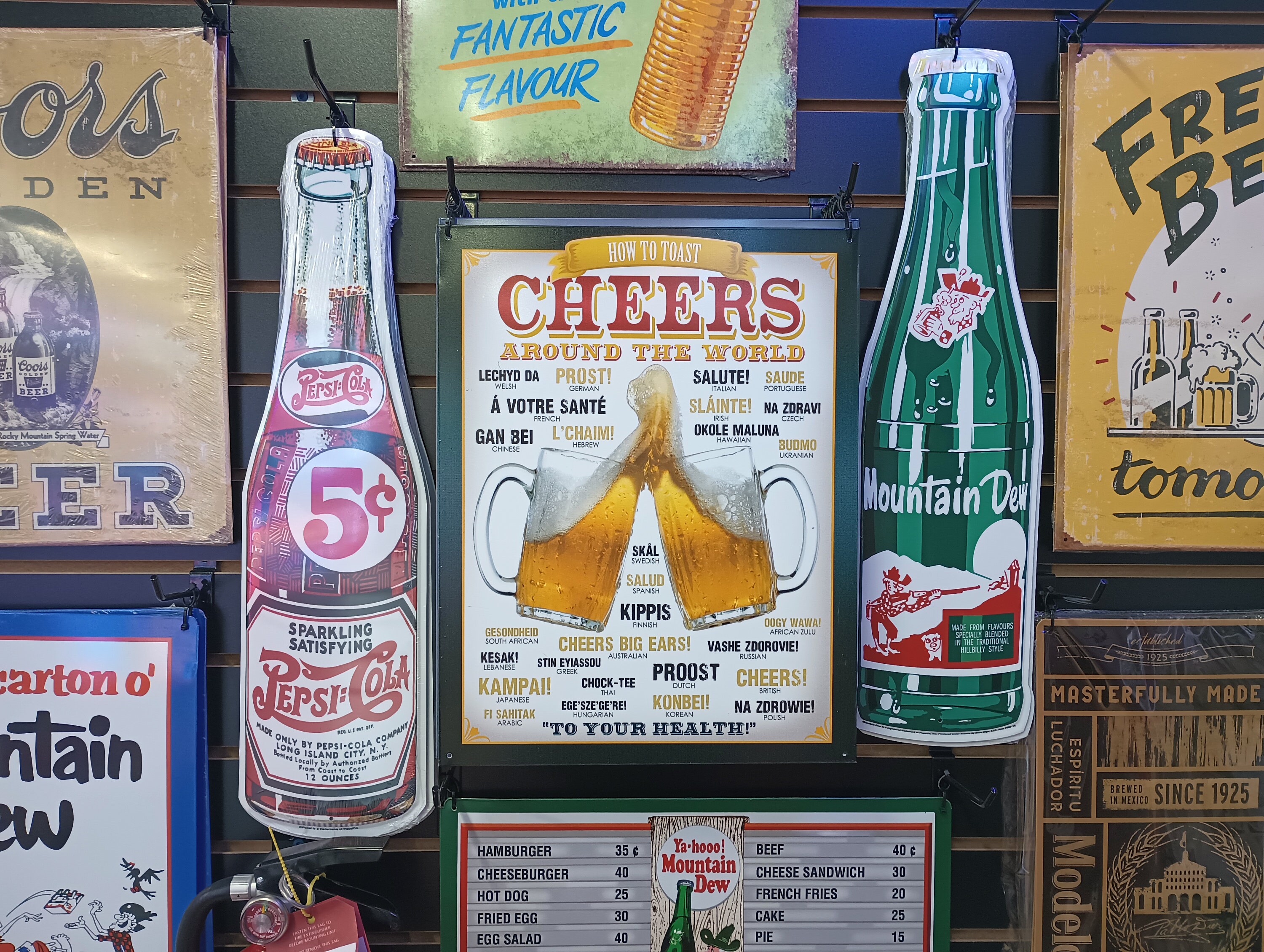 Beer Sign Beer Gifts How to Order a Beer Around the World Gifts for ...