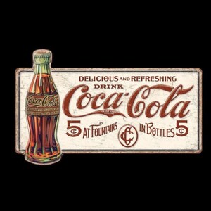 Coke Bottle Sign Coca Cola Gifts Home Bar Wall Decor Vintage Americana ...