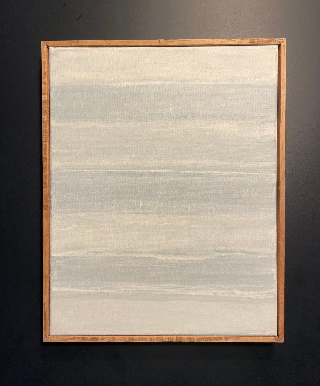 SOLD - Prints Available -calmness Original -framed Blue Painting - Etsy