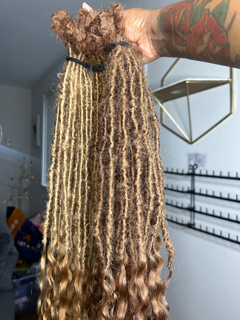 Custom Human Hair Crochet Locs - Etsy