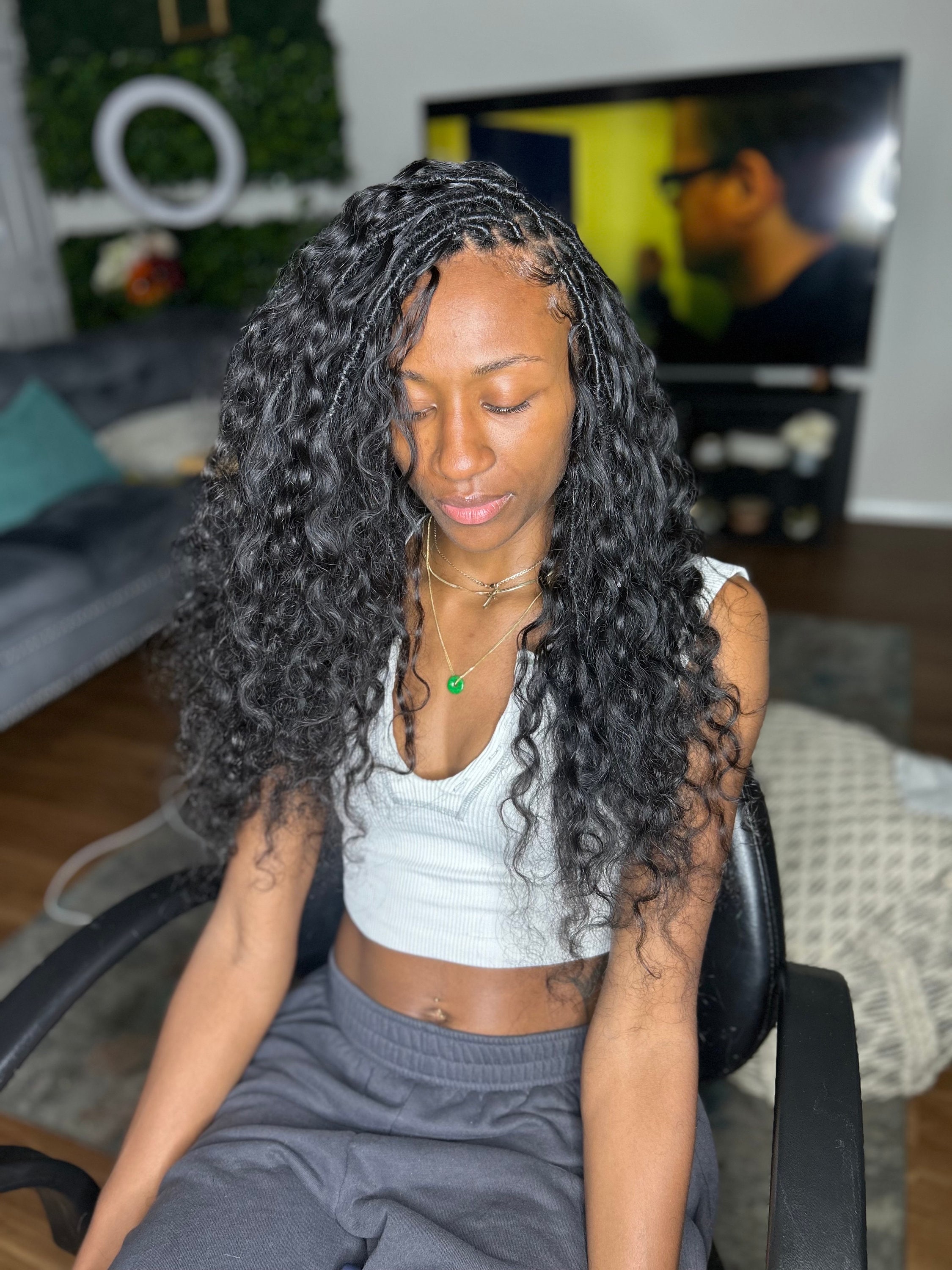 Crochet Riot Locs (made With Raw Indian Bundles for Curls) - Etsy