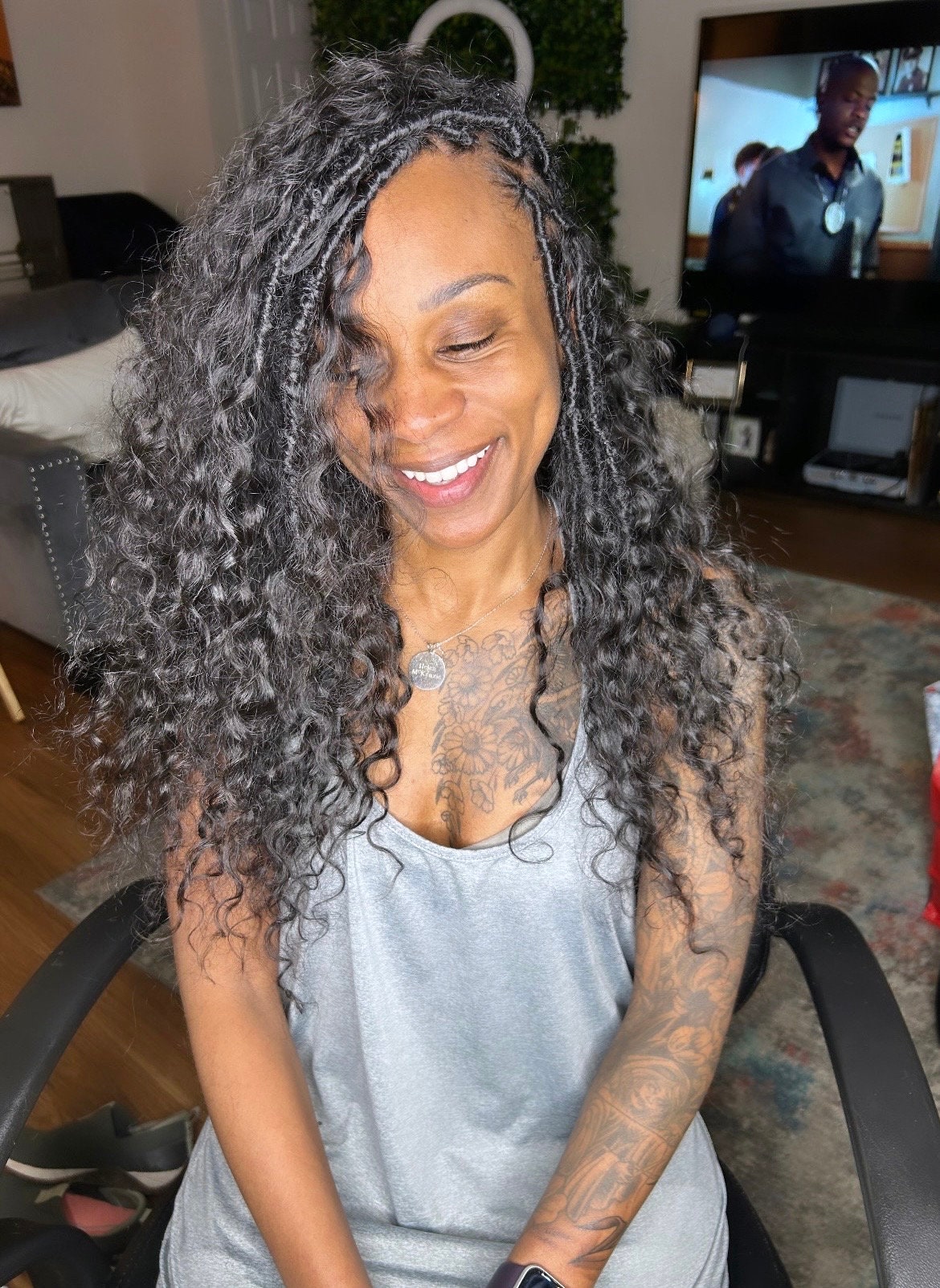 Crochet Riot Locs (made With Raw Indian Bundles for Curls) - Etsy
