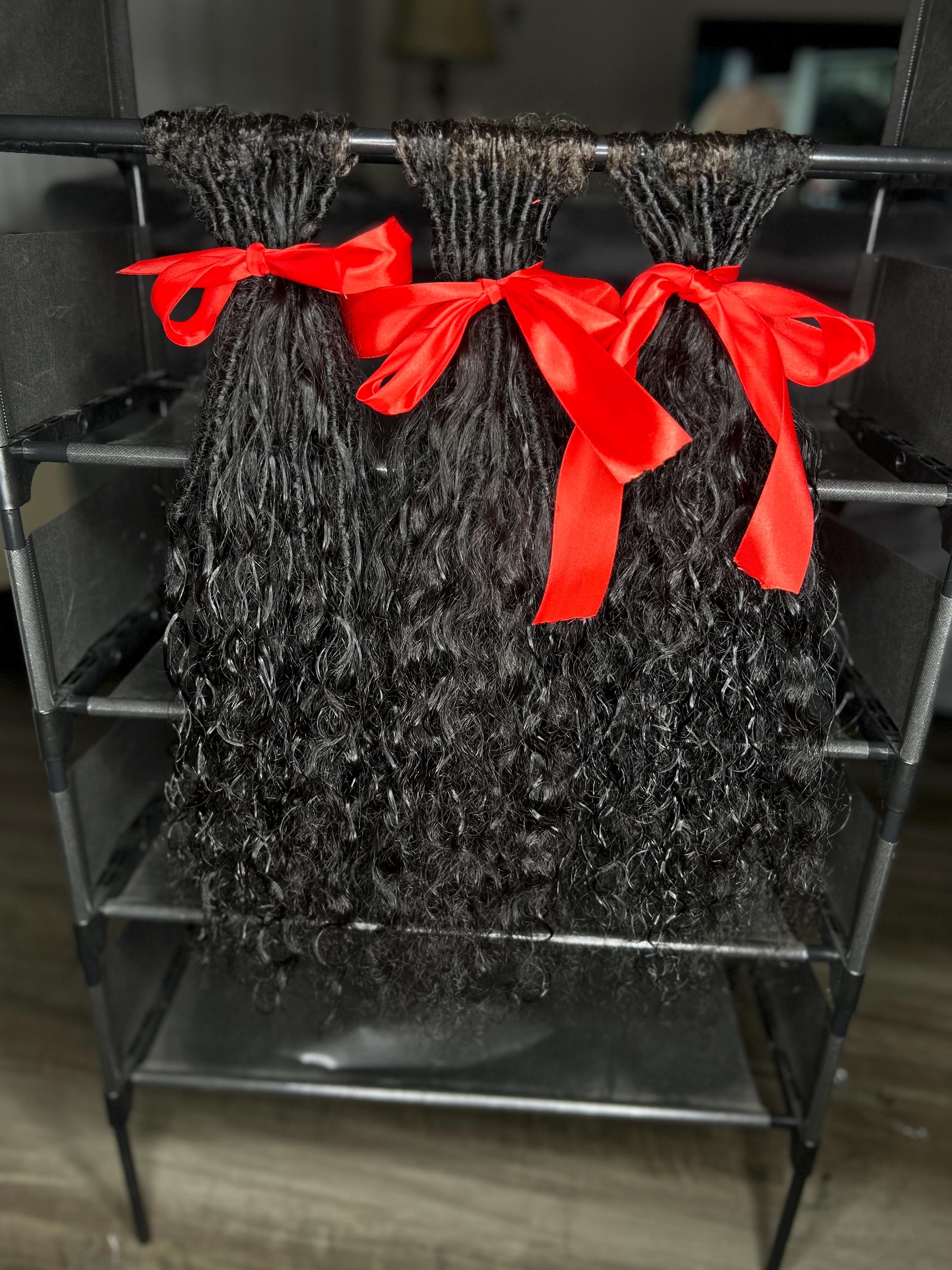 Crochet Riot Locs (made With Raw Indian Bundles for Curls) - Etsy