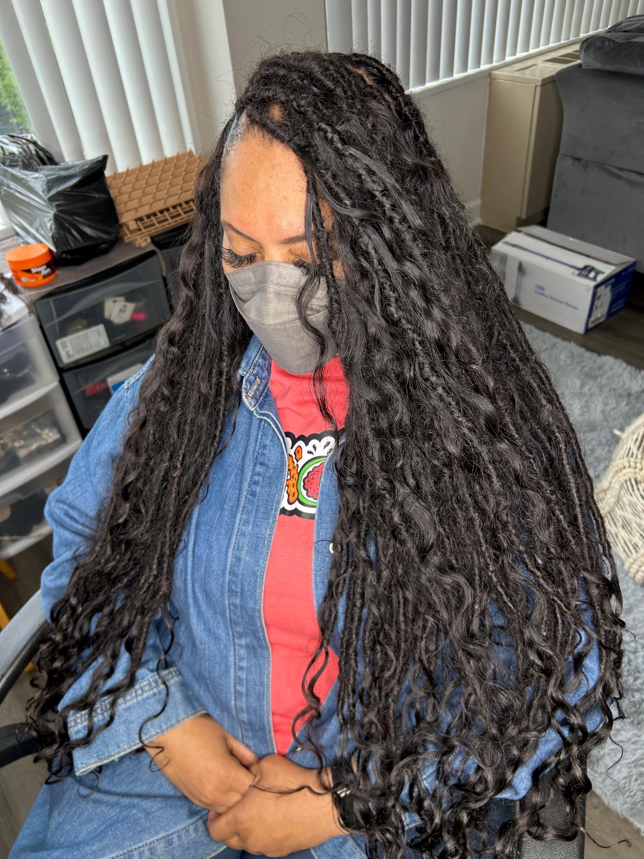 100% Raw Human Hair Locs - Etsy