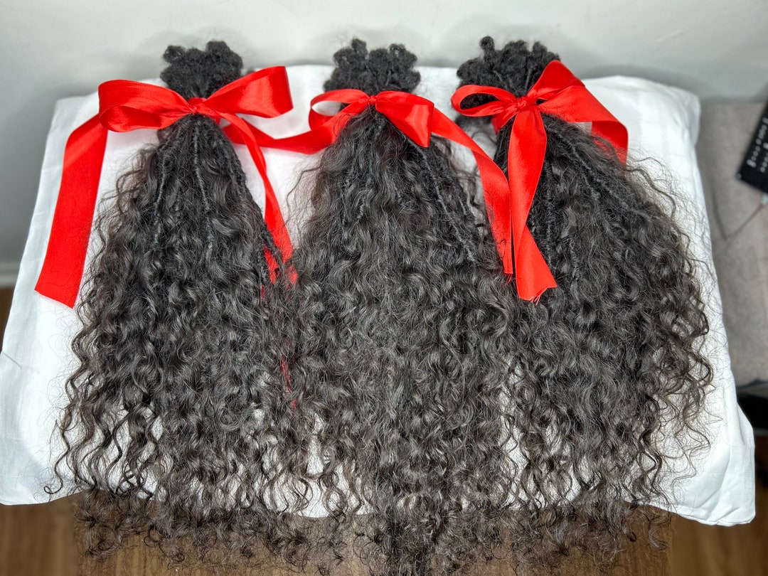 Crochet Riot Locs (made With Raw Indian Bundles for Curls) - Etsy
