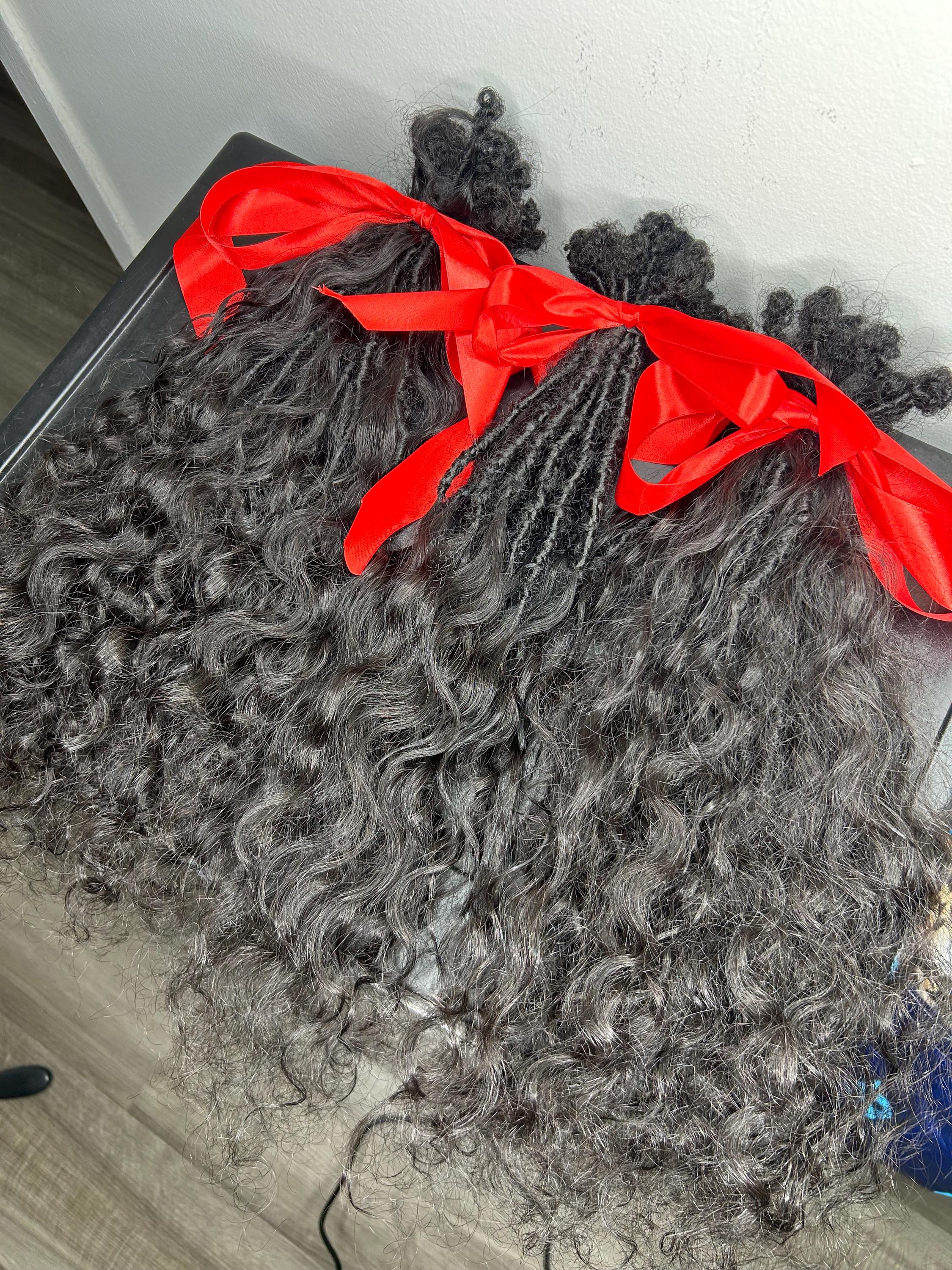 Crochet Riot Locs (made With Raw Indian Bundles for Curls) - Etsy