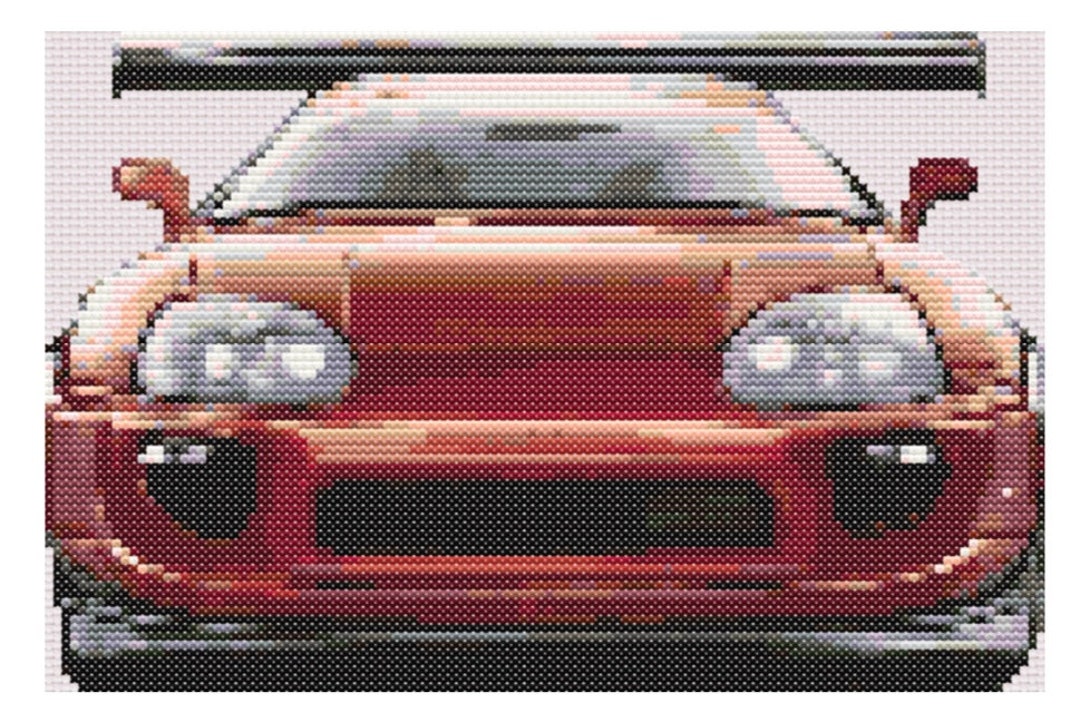 Car Cross Stitch Pattern, MK4 Supra - Etsy