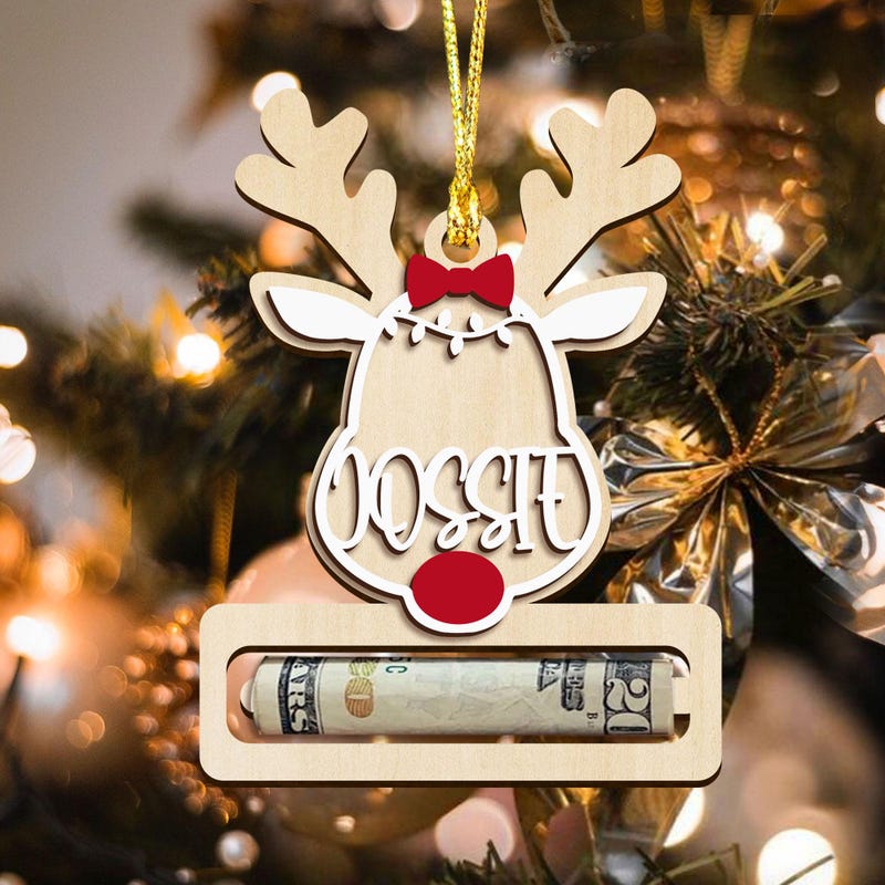Hanging Wooden Reindeer - Etsy