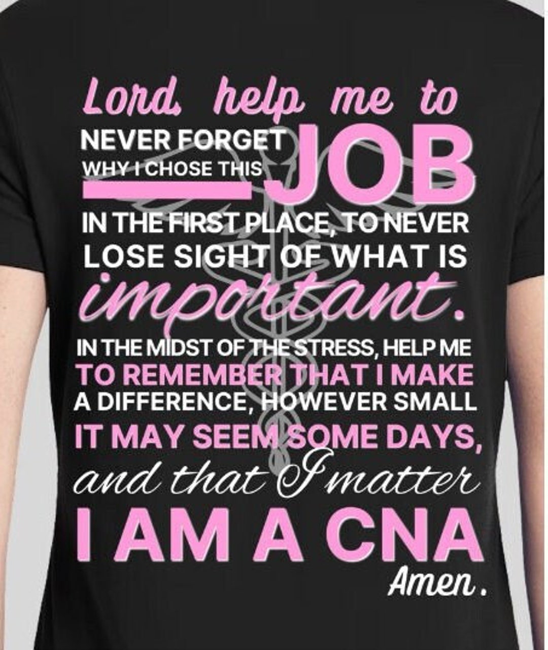 Pink CNA T-shirt Design - Digital Download - Etsy