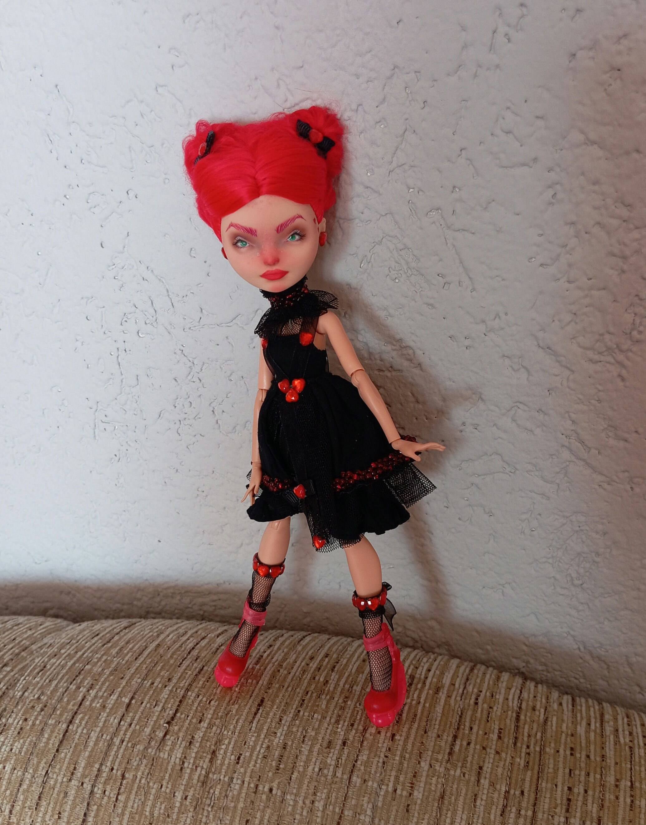 Ever After High Red Queen Ever After High Customized Art Doll One of a ...