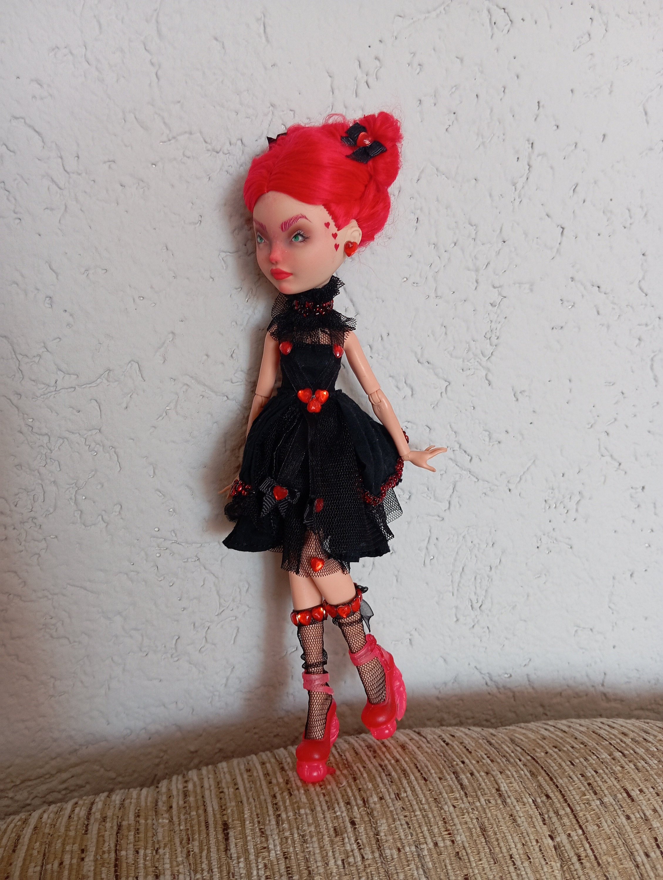 Ever After High Red Queen Ever After High Customized Art Doll One of a ...