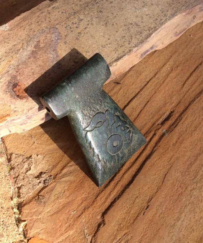 Aztec Eagle Warrior Pendant Carved in Guatemalan Jade,mayan Jade ...
