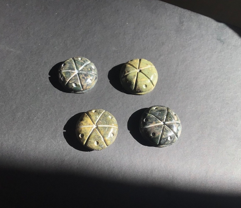Peyote Pendant Guatemalan Jade Cactus Plant, Sacred Aztec Jewelry ...