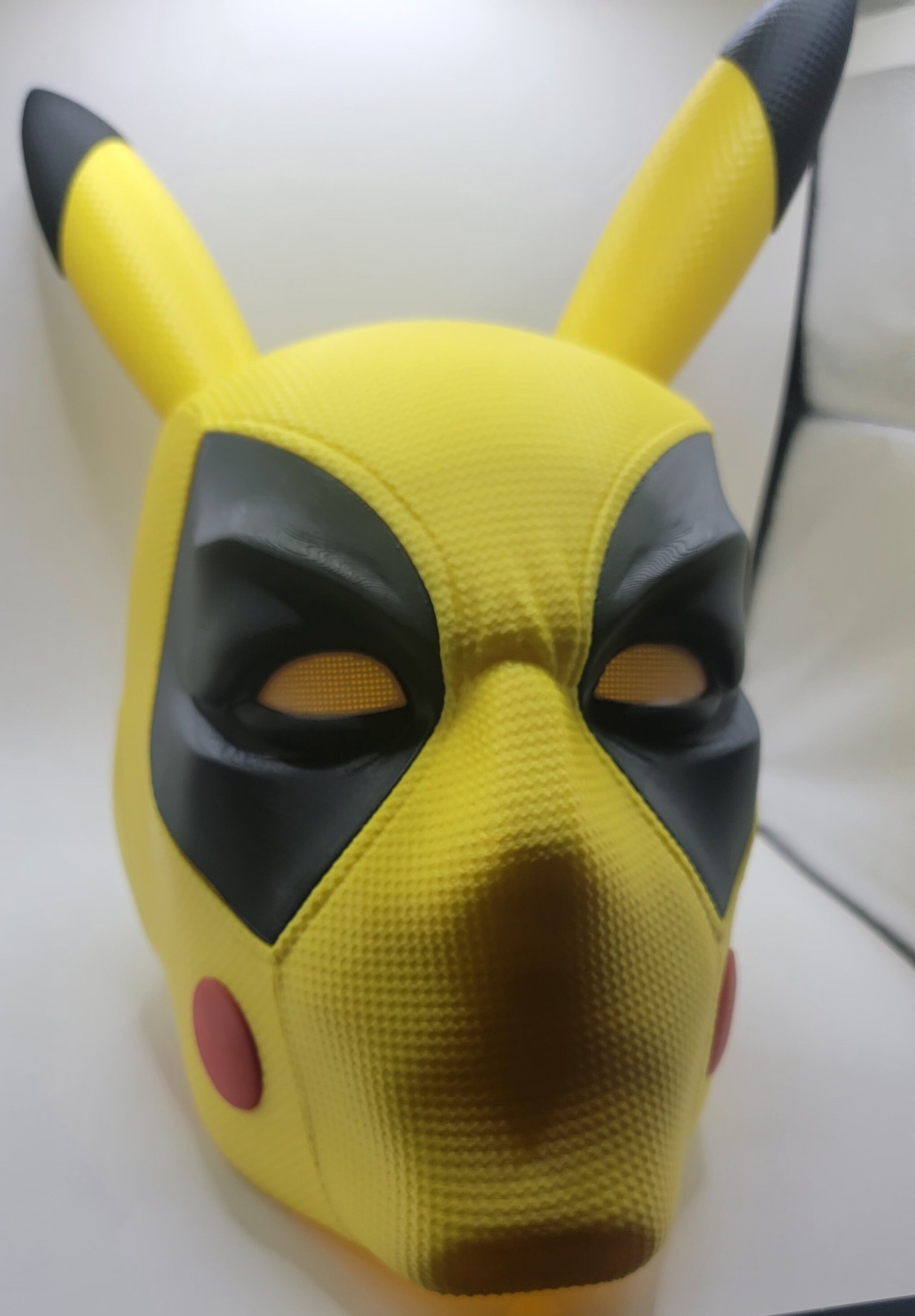 Deadpool Cosplay 3d Printed Helmet - Etsy