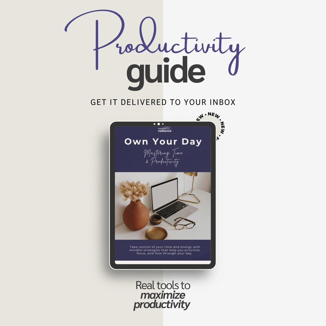 Own Your Day: Mastering Time & Productivity - Etsy