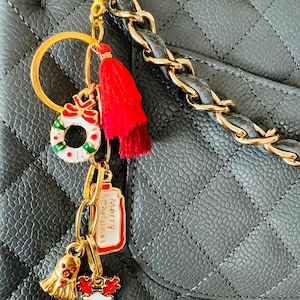 Charm Keychain for Christmas, Custom Charm Car Keychain, Purse Chain ...