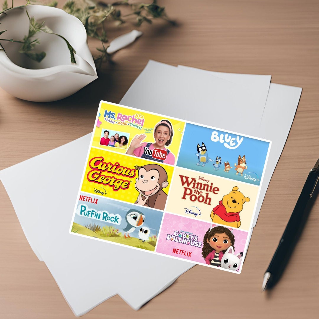 Toddler Kids Screen Time Choice Menu Printable - Etsy