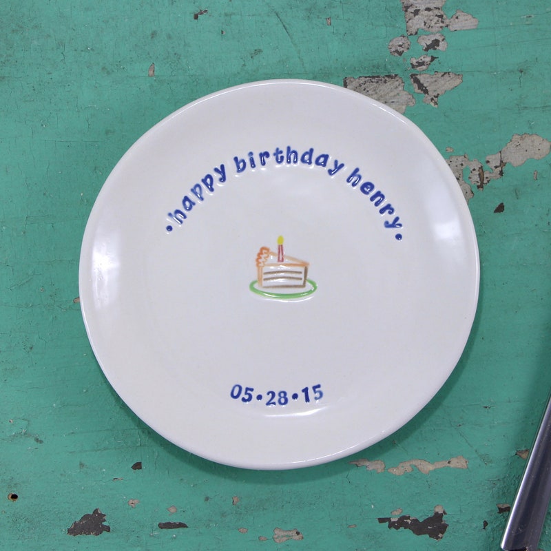 Birthday Plate - Etsy