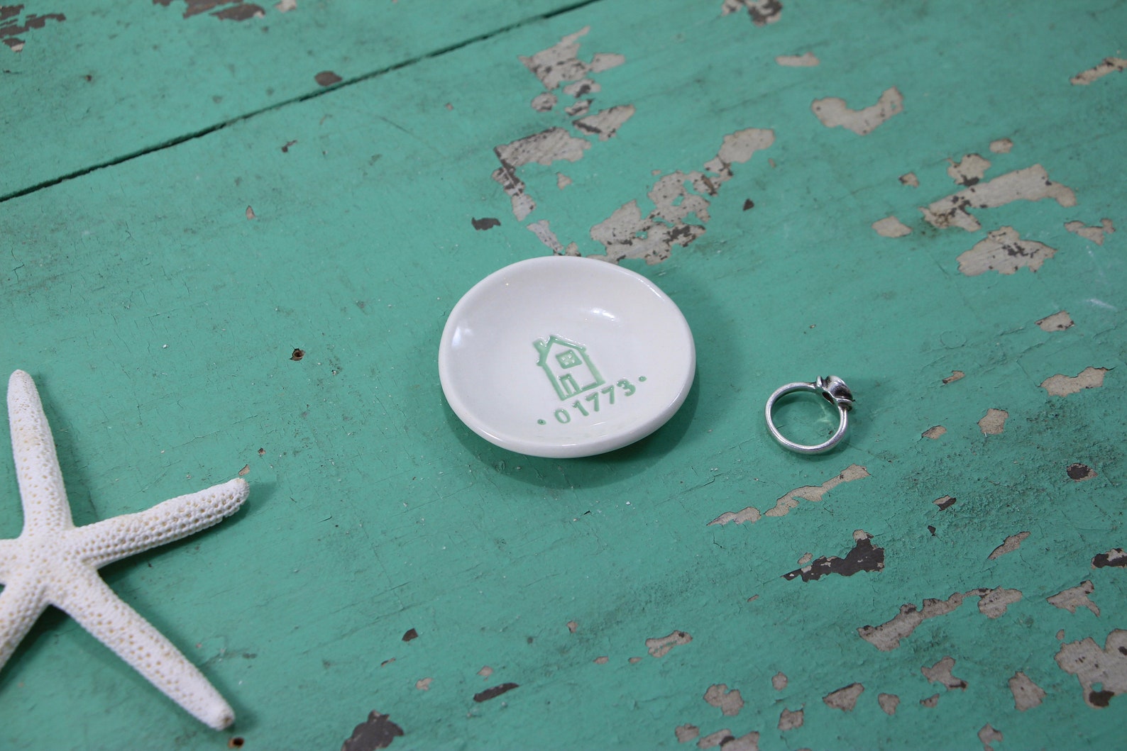 Custom Personalized Trinket Dish, Custom Decorative Tray, House and Zip ...