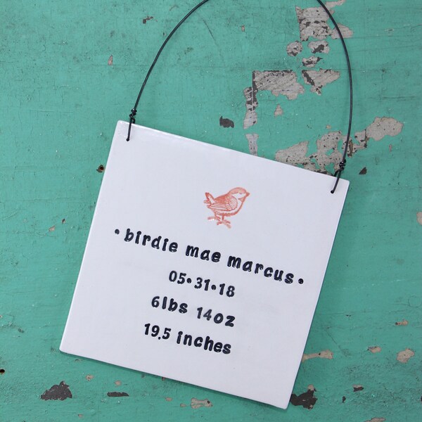 Ceramic Tile Plaque - Etsy