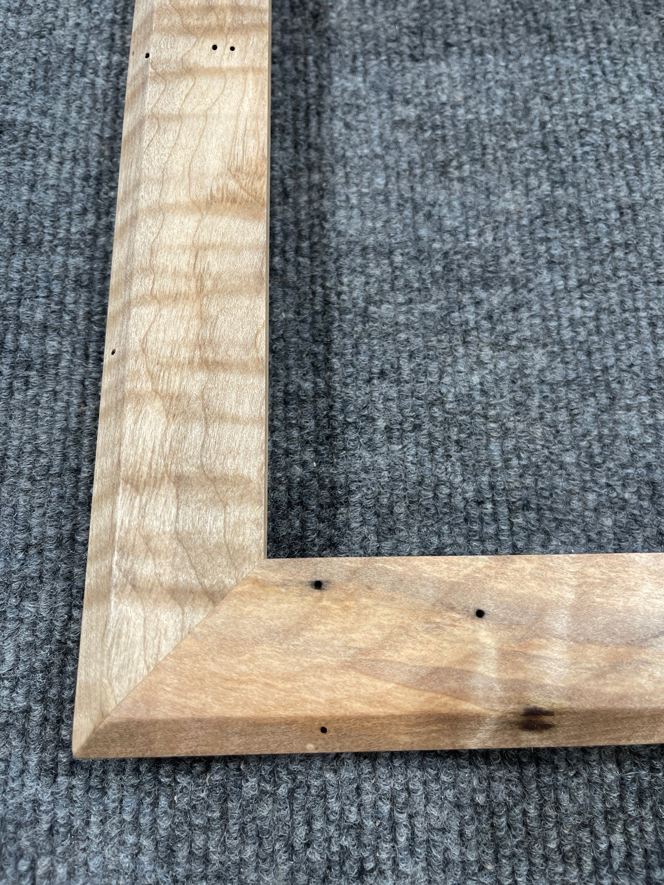 8x10 Wormy Curly Maple Picture Frame - Etsy