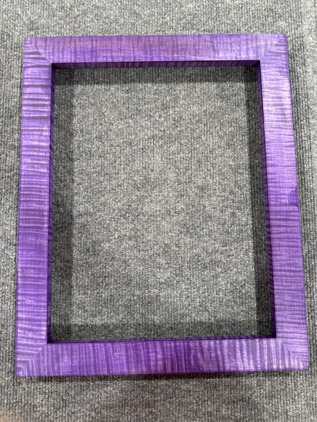 11x14 Curly Maple Purple Dye Picture Frame - Etsy