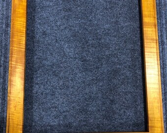 16 X 20 Light Curly Maple Red Dye Picture Frame | Etsy