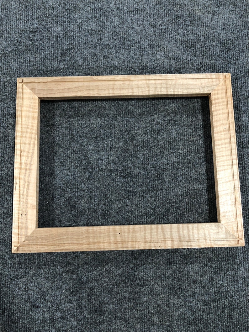 9X12 Curly Maple Light Worm Tracks Picture Frame CM22 - Etsy